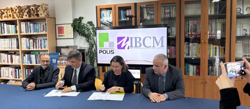 Memorandum of Cooperation Signed Between IBCM and Polis University ...